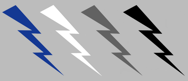Air Force Falcons Lightning Bolt Logo Vinyl Decal PICK COLOR & SIZE – SportsJewelryProShop