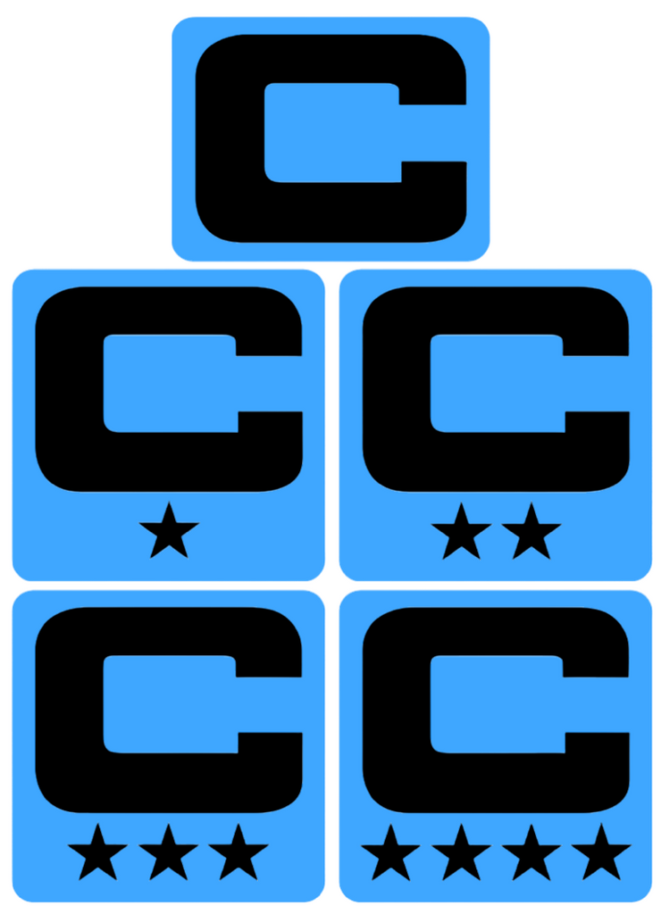 Dual Color Light Blue Captain Patch Jersey C Style Football Helmet ...
