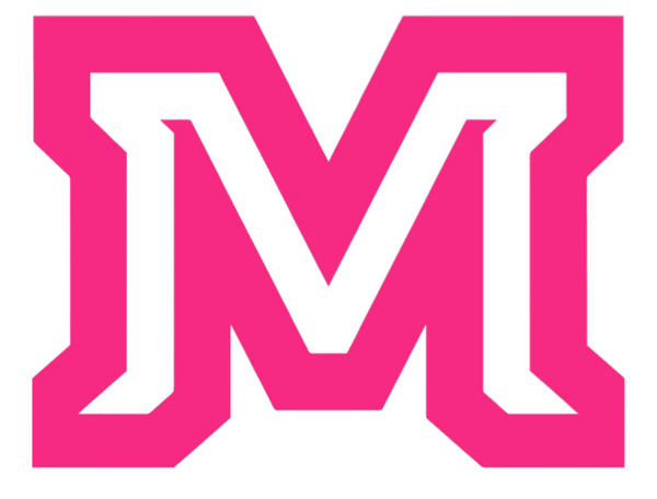 Montana State Bobcats HOT PINK M Logo Premium Vinyl Decal PICK SIZE ...