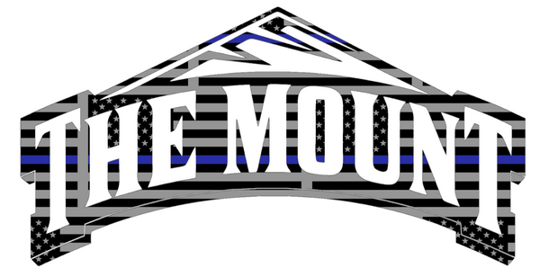 Mount Saint Marys Mountaineers Team Logo Thin Blue Line Vinyl Decal ...