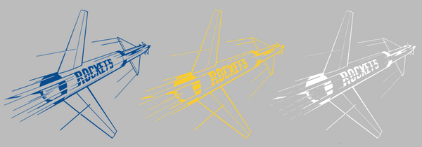 Toledo Rockets Retro Throwback Premium Vinyl Decal PICK COLOR & SIZE ...