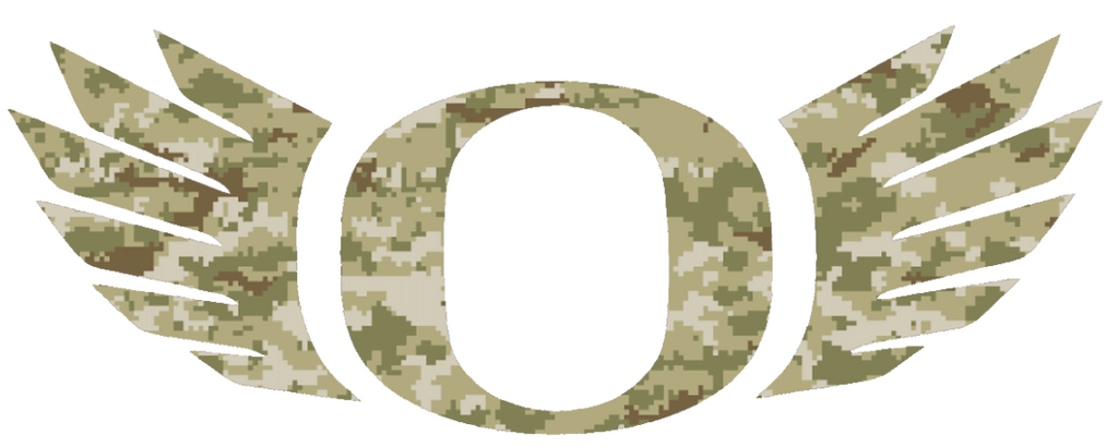 Oregon Ducks Logo With Wings Decal