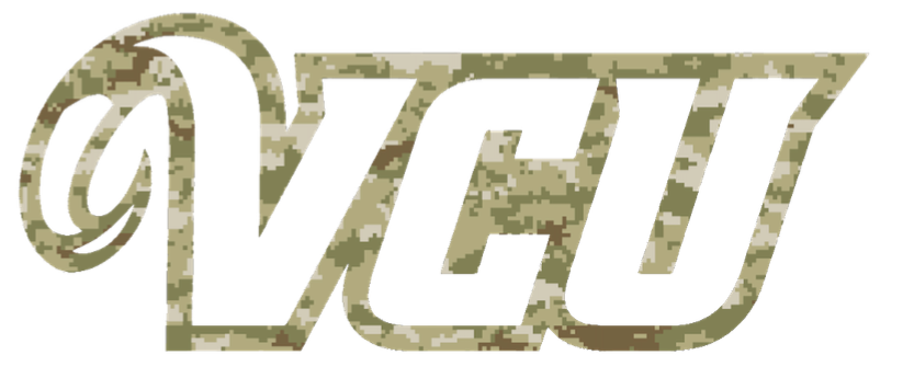 VCU Rams Team Logo Salute to Service Camouflage Camo Vinyl Decal ...
