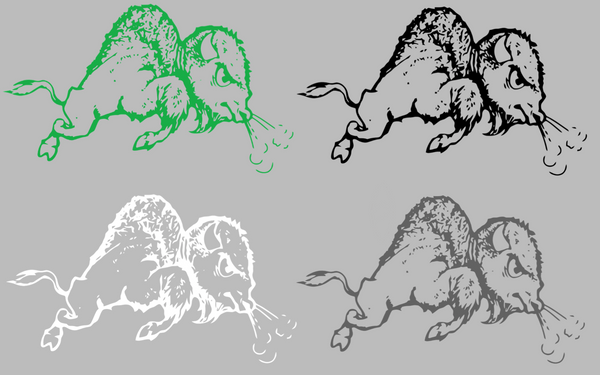 Marshall Thundering Herd Retro Throwback Vinyl Decal PICK COLOR & SIZE ...