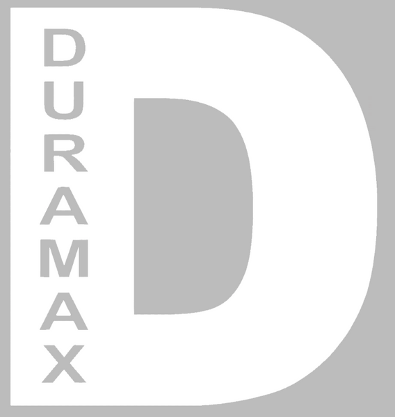 Duramax Diesel Truck Logo WHITE Premium DieCut Vinyl Decal PICK SIZE ...