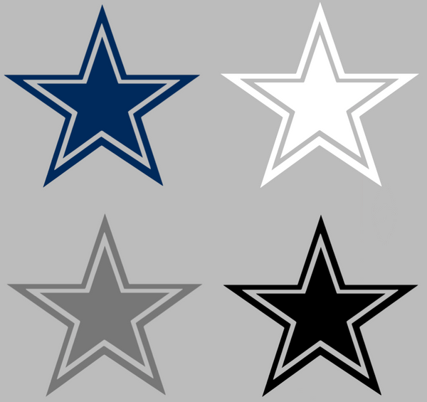 Dallas Cowboys Team Logo Premium Vinyl Decal PICK COLOR & SIZE ...