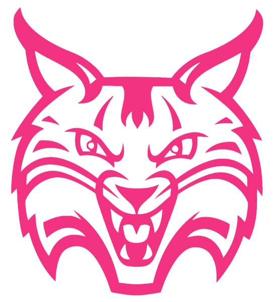Quinnipiac Bobcats HOT PINK Premium DieCut Vinyl Decal PICK SIZE ...