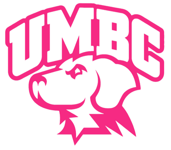 UMBC Retrievers HOT PINK Premium DieCut Vinyl Decal PICK SIZE ...