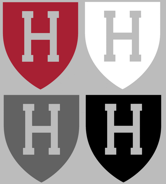 Harvard Crimson Retro Throwback Logo Vinyl Decal PICK COLOR & SIZE ...