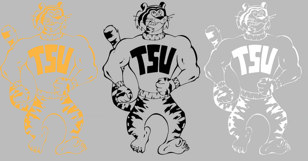 Towson Tigers Retro Throwback Logo Vinyl Decal PICK COLOR & SIZE ...