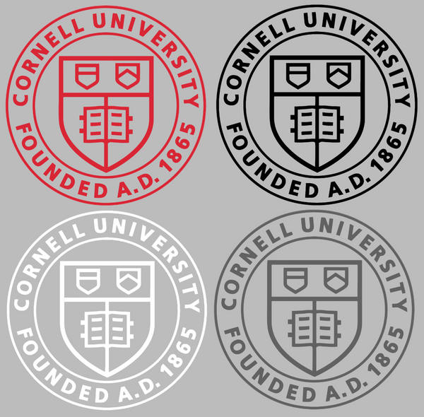 Cornell Big Red Crest Logo Premium Vinyl Decal PICK COLOR & SIZE ...