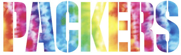 Green Bay Packers Crucial Catch Cancer Team Name Tie Dye Vinyl Decal ...