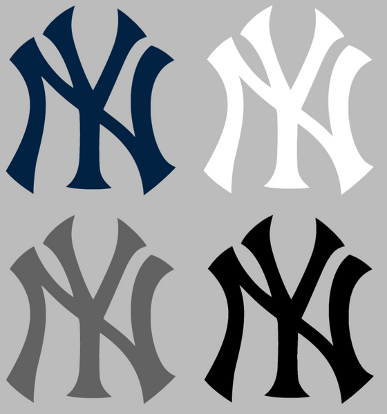 New York Yankkes Team Logo Premium Vinyl Decal PICK COLOR & SIZE ...
