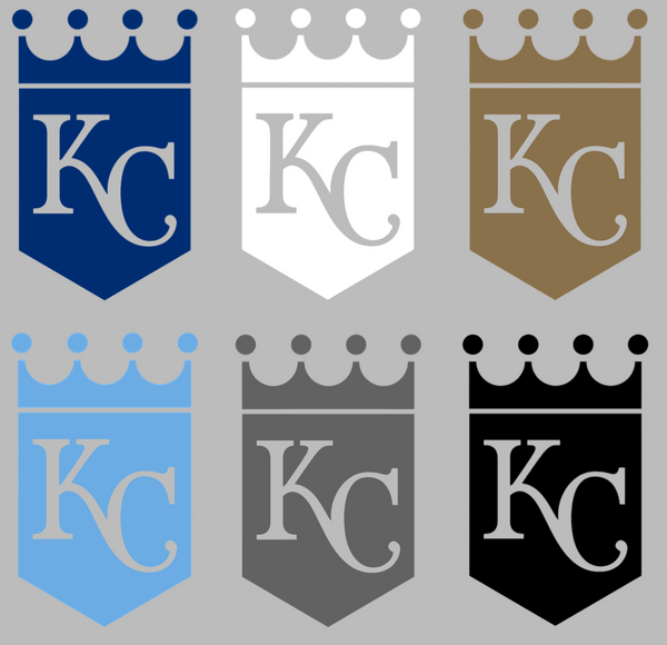 Kansas City Royals Team Logo Premium Vinyl Decal PICK COLOR & SIZE ...