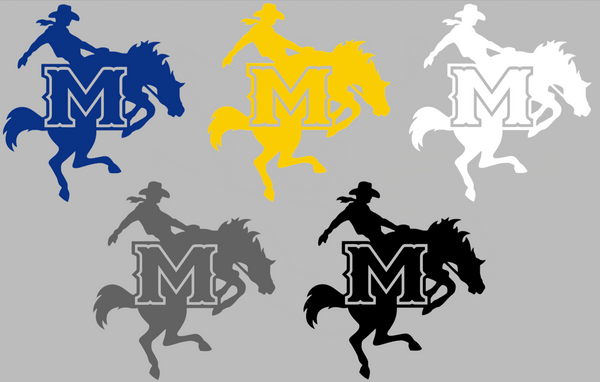 McNeese State Cowboys Team Logo Premium Vinyl Decal PICK COLOR & SIZE ...