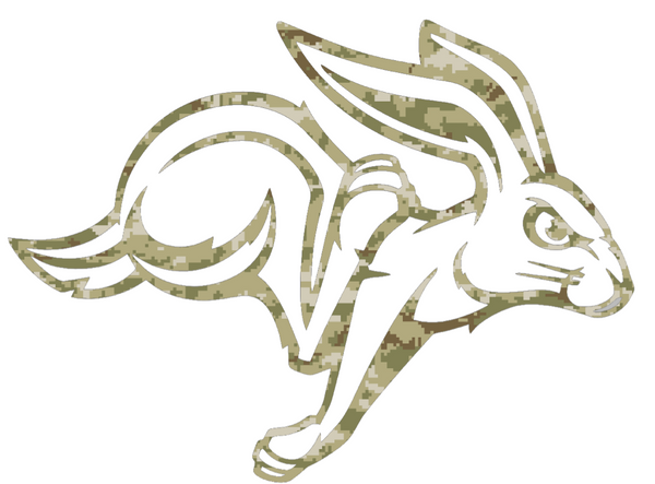 South Dakota State Jackrabbits Team Logo Salute to Service Camo Decal ...