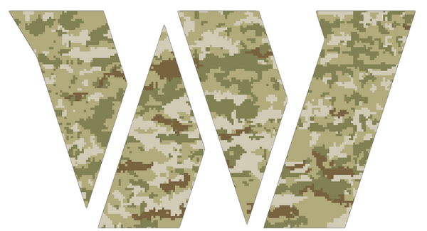 Washington Commanders Salute Team Logo Camouflage Camo Vinyl Decal ...
