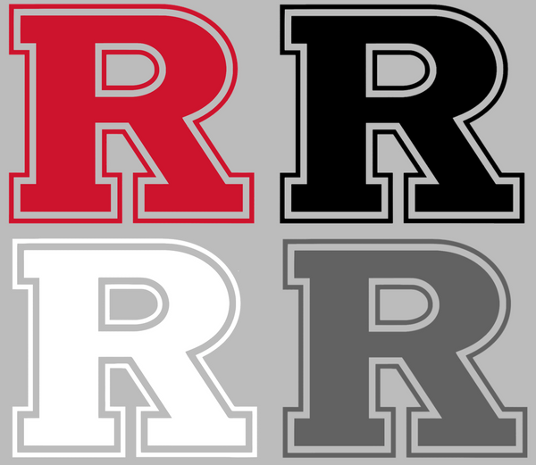 Rutgers Scarlet Knights Team Logo Vinyl Decal PICK COLOR & SIZE ...