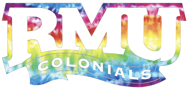 Robert Morris Colonials Team Logo Crucial Catch Tie Dye Vinyl Decal ...