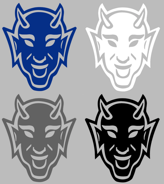 Duke Blue Devils Retro Throwback Logo Vinyl Decal PICK COLOR & SIZE ...