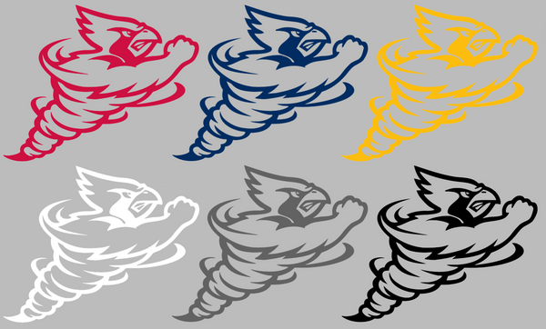 Iowa State Cyclones Retro Throwback Logo Vinyl Decal PICK COLOR & SIZE ...