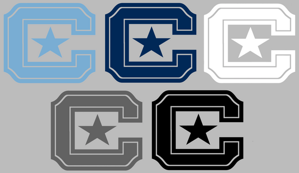 The Citadel Bulldogs Team Logo Premium Vinyl Decal PICK COLOR & SIZE ...