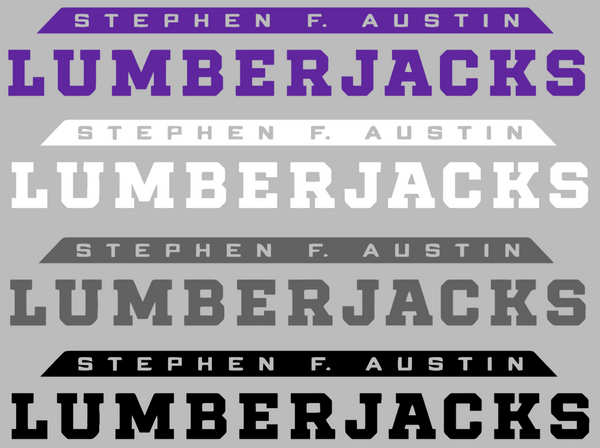 Stephen F Austin Team Name Logo Premium Vinyl Decal PICK COLOR & SIZE ...
