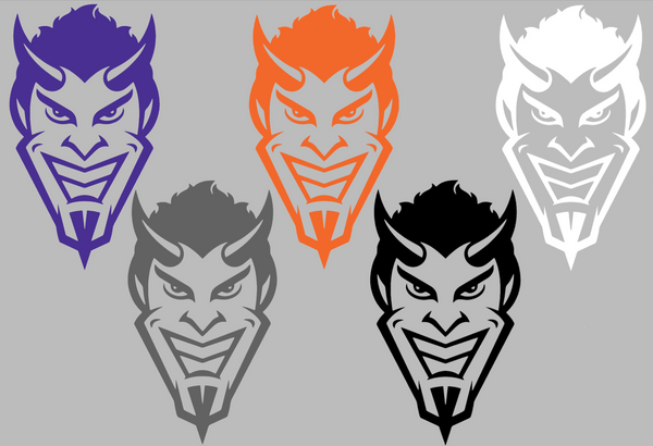 Northwestern State Demons Mascot Logo Vinyl Decal PICK COLOR & SIZE ...