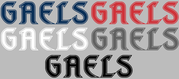 Saint Marys Gaels Team Name Logo Premium Vinyl Decal PICK COLOR & SIZE ...