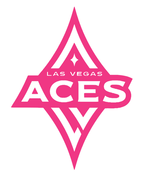 Las Vegas Aces HOT PINK Team Logo Premium Vinyl Decal PICK SIZE ...