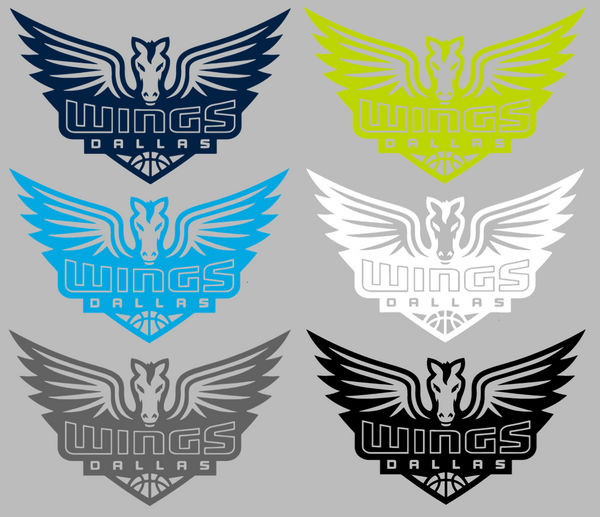 Dallas Wings Team Logo Premium Vinyl Decal PICK COLOR & SIZE ...