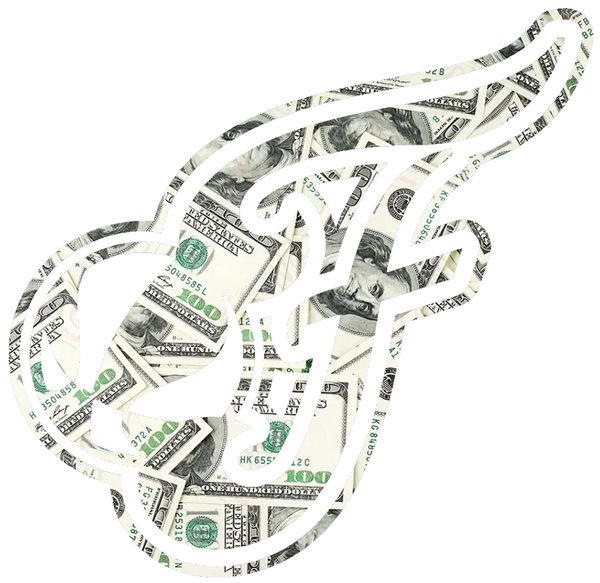 Indiana Fever Alternate Logo Money Print Premium Vinyl Decal PICK SIZE ...