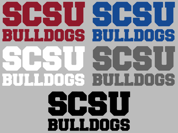 South Carolina State Bulldogs Team Name Logo Decal PICK COLOR & SIZE ...
