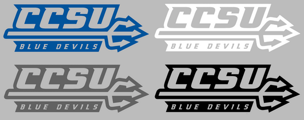 Central Connecticut Blue Devils CCSU Logo Vinyl Decal PICK COLOR SIZE ...