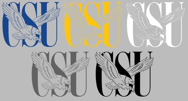 Coppin State Eagles Retro Throwback Logo Vinyl Decal PICK COLOR & SIZE ...