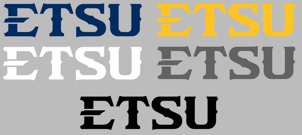 ETSU Buccaneers ETSU Logo Premium Vinyl Decal PICK COLOR & SIZE ...