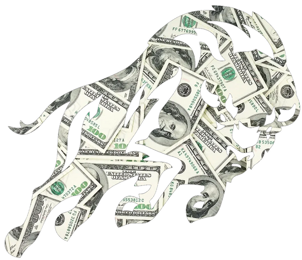 Howard Bison Alternate Team Logo Money Print Premium Vinyl Decal ...