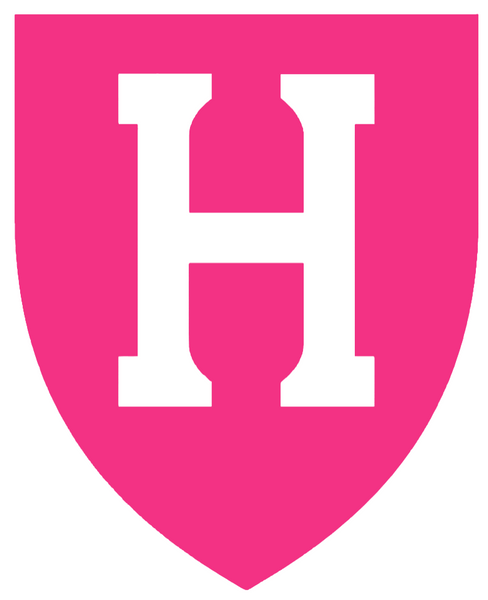 Harvard Crimson HOT PINK Team Logo Premium Vinyl Decal PICK SIZE ...