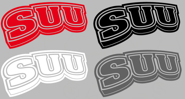 Southern Utah Thunderbirds SUU Logo Vinyl Decal PICK COLOR & SIZE ...