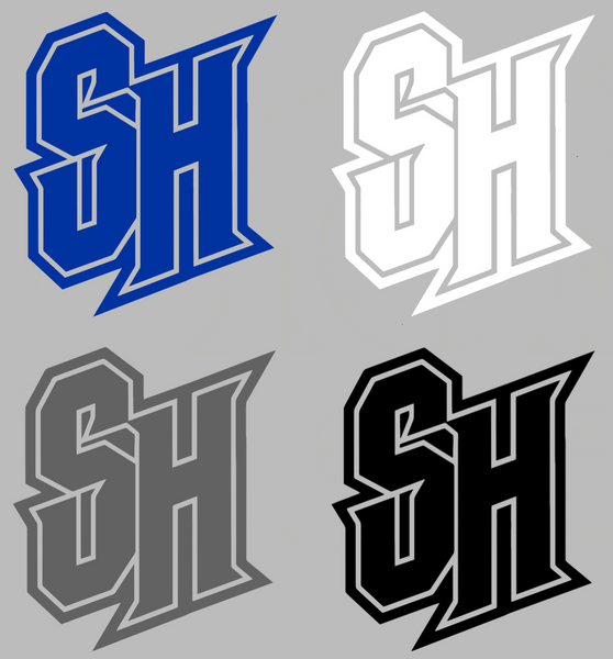 Seton Hall Pirates SH Logo Premium Vinyl Decal PICK COLOR SIZE ...