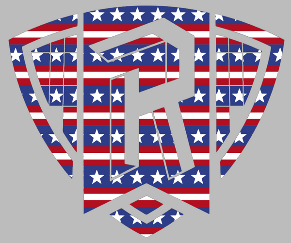 Radford Highlanders Team Logo Stars & Stripes USA Flag Vinyl Decal ...