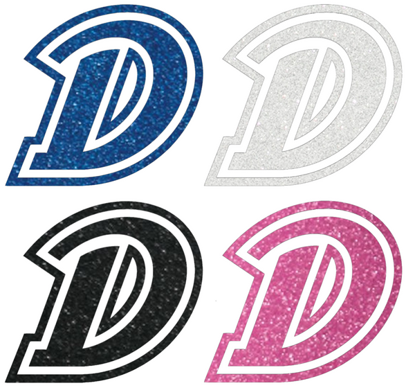 Drake Bulldogs Metallic Sparkle Team Logo Decal PICK COLOR & SIZE ...