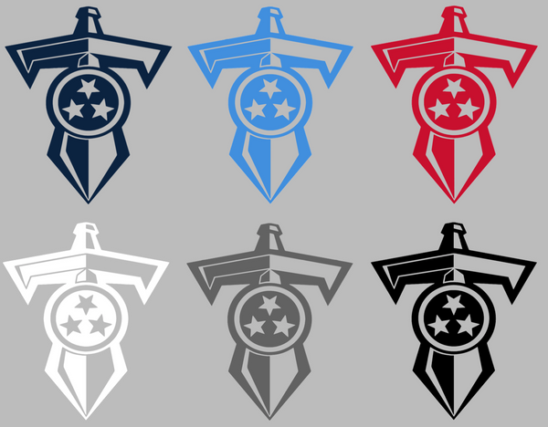 Tennessee Titans Sword Logo Premium Vinyl Decal PICK COLOR & SIZE ...