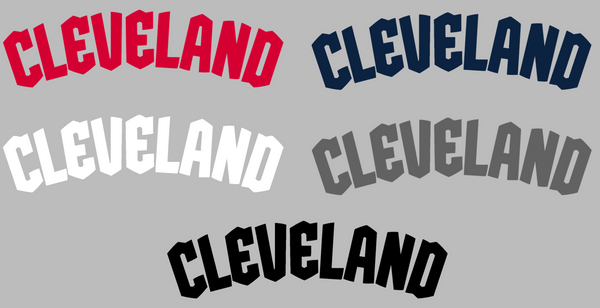 Cleveland Guardians Team Name Logo Premium Vinyl Decal PICK COLOR SIZE ...