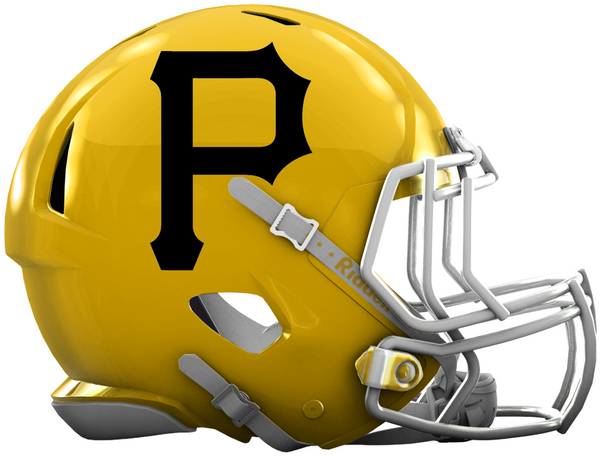 Pittsburgh Pirates Custom Concept Yellow Mini Speed Football Helmet ...